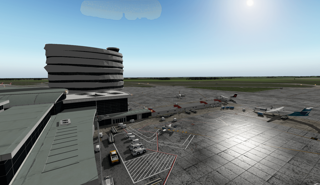 Canada4XPlane Releases Edmonton International - Threshold
