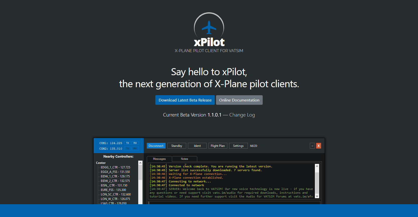 VATSIM Pilot Client xPilot Enters Open Beta - Threshold