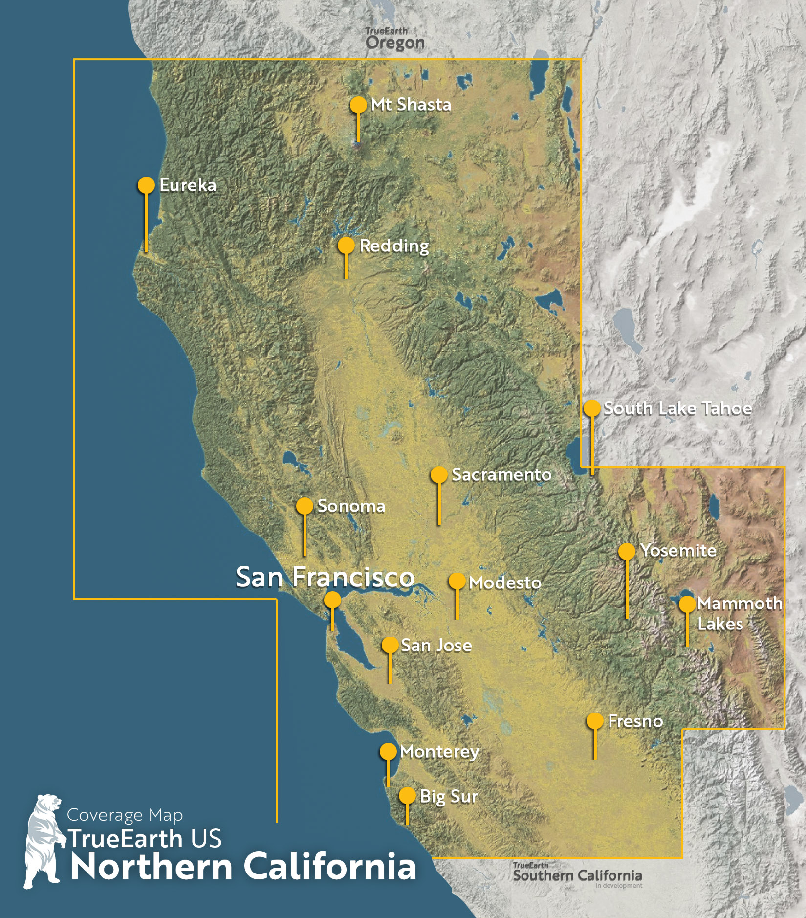 Orbx Formally Announces TrueEarth US Northern California HD & SD ...