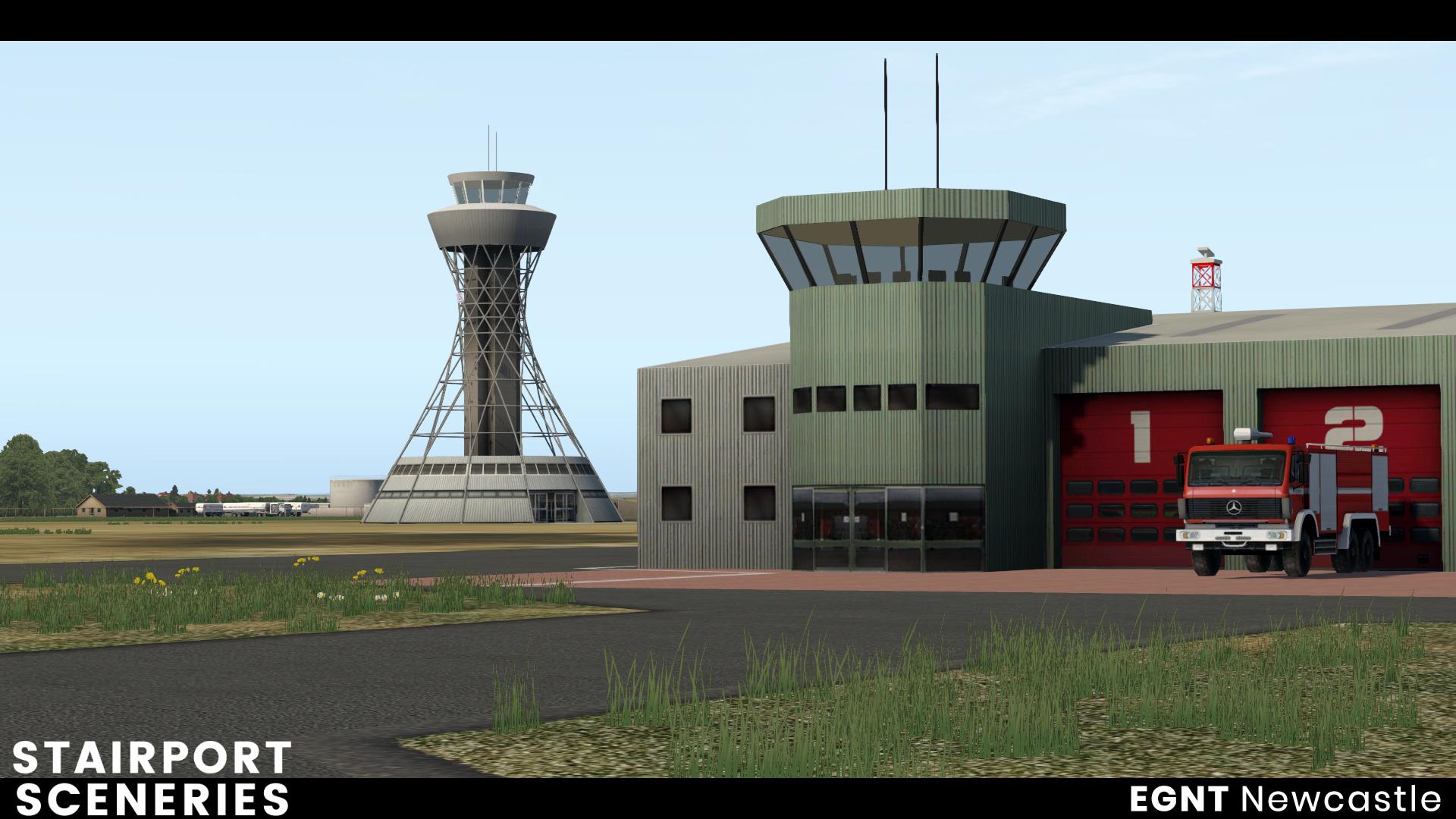 Previews of Aerosoft/Stairport Sceneries' Newcastle International (EGNT ...