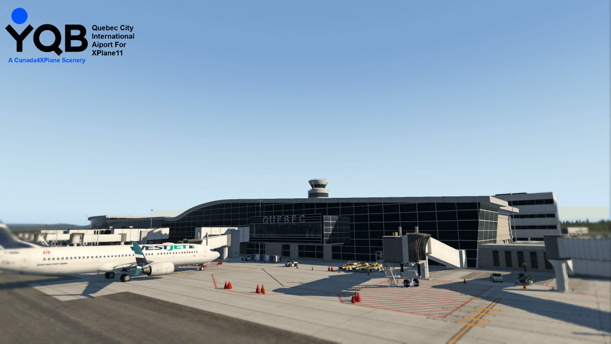 Canada4XPlane Releases Quebec City (CYQB) - Threshold