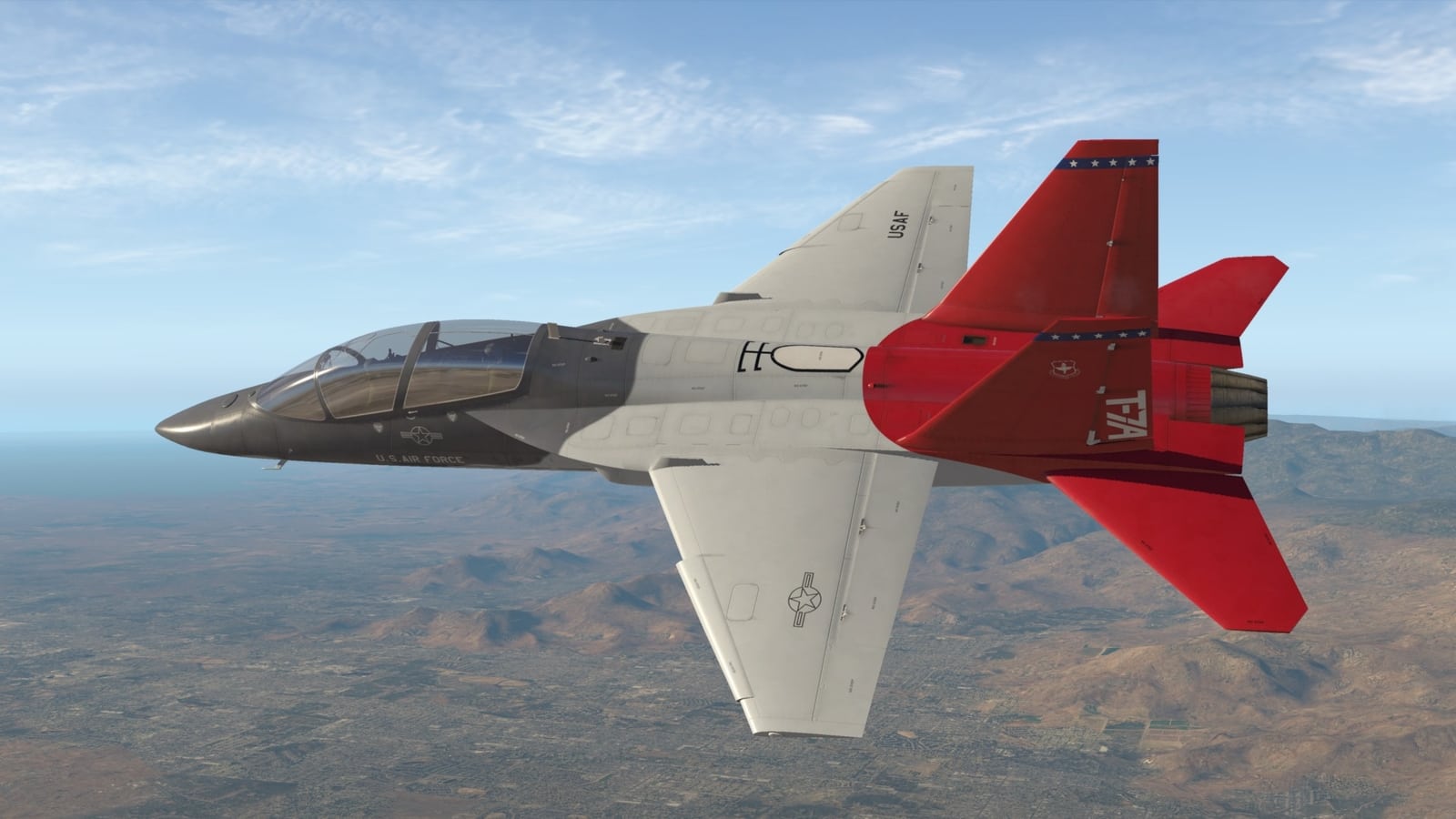 AOA Simulations Drops Boeing T-7A Red Hawk Trailer - Threshold