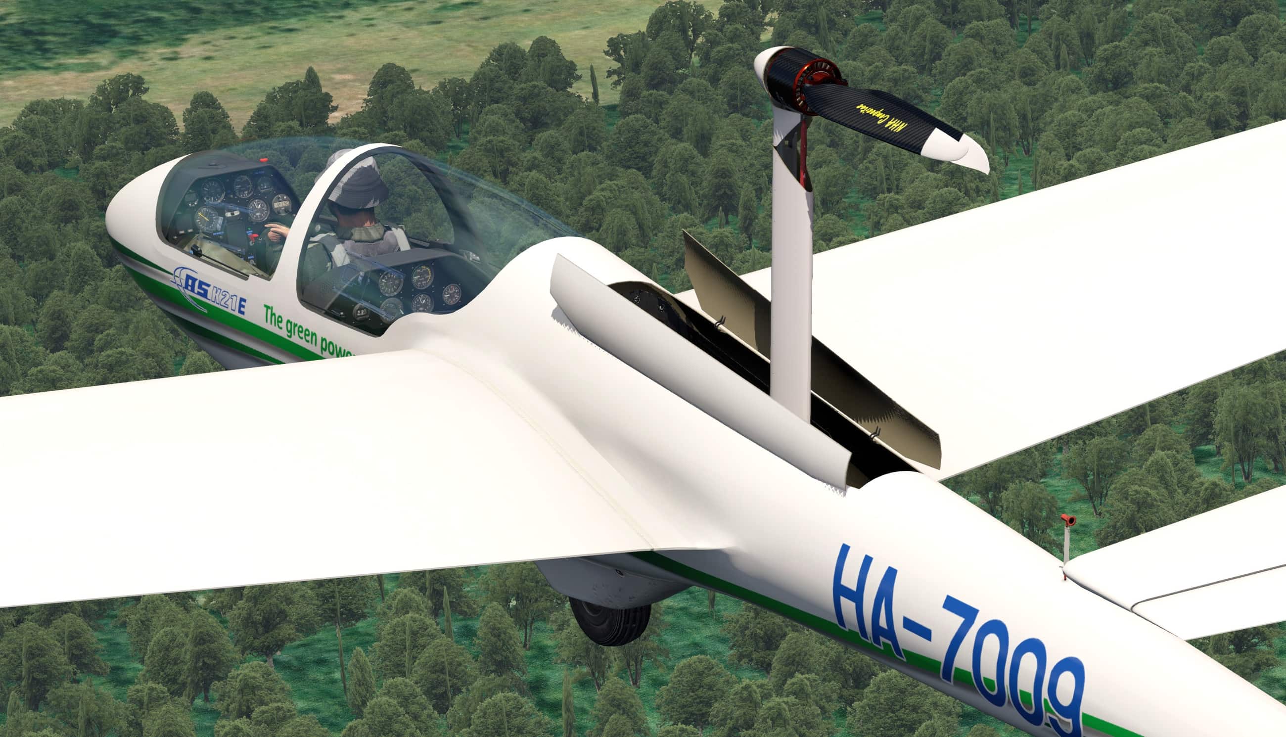 Nhadrian Releases Free ASK21E Glider with Electric Powertrain - Threshold