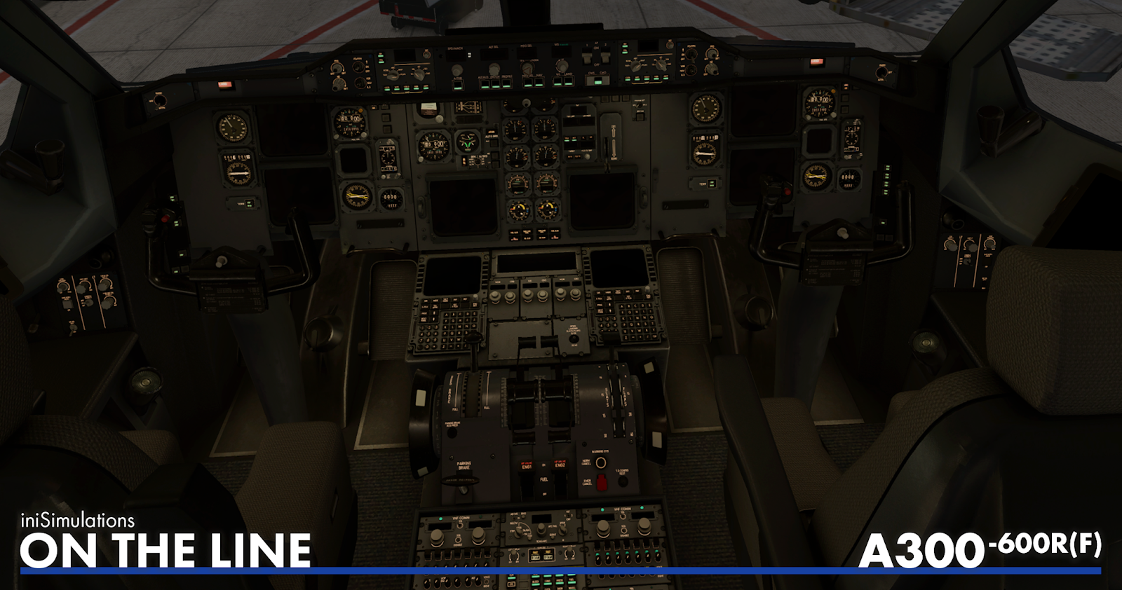 iniSimulations Previews A300-600RF Cockpit - Threshold