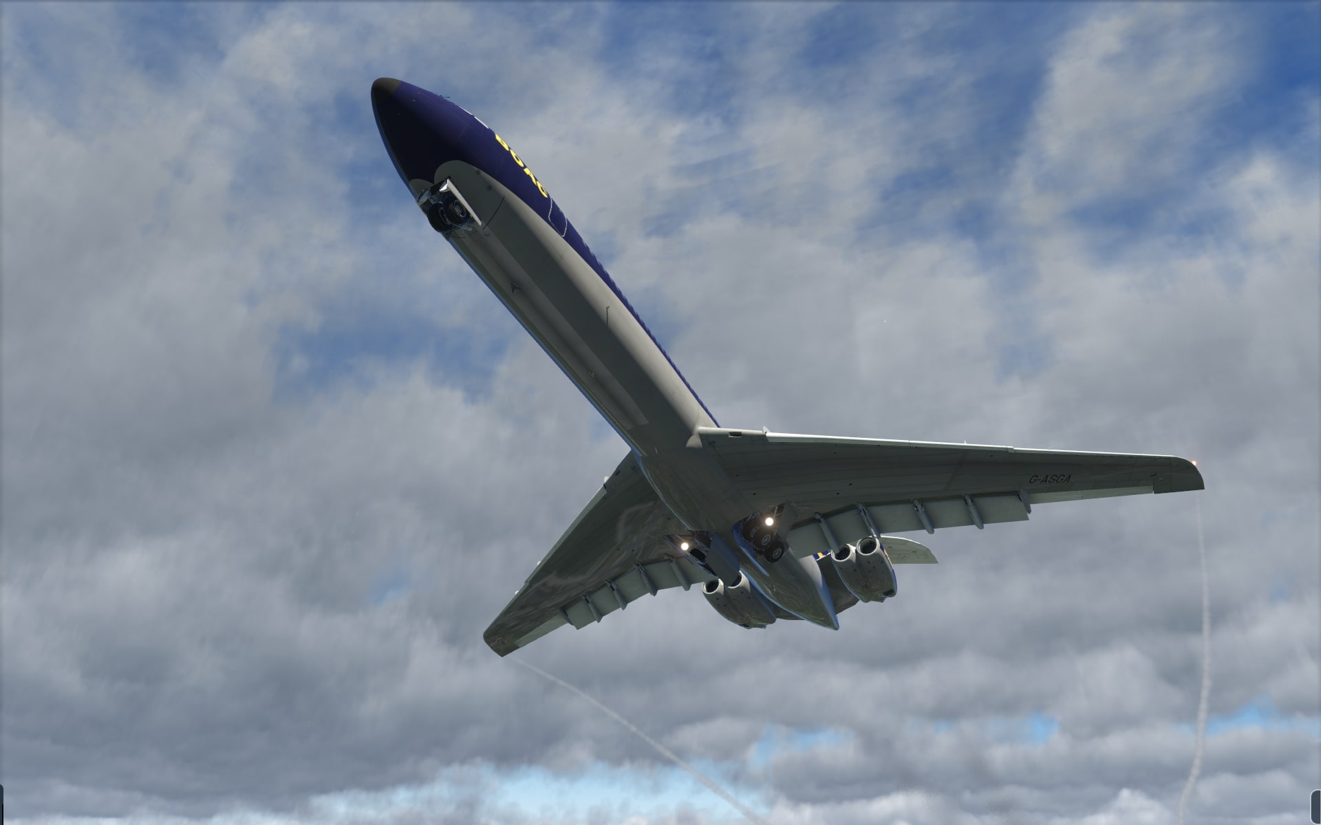 Just Flight Previews VC10 Cockpit and Exterior - Threshold