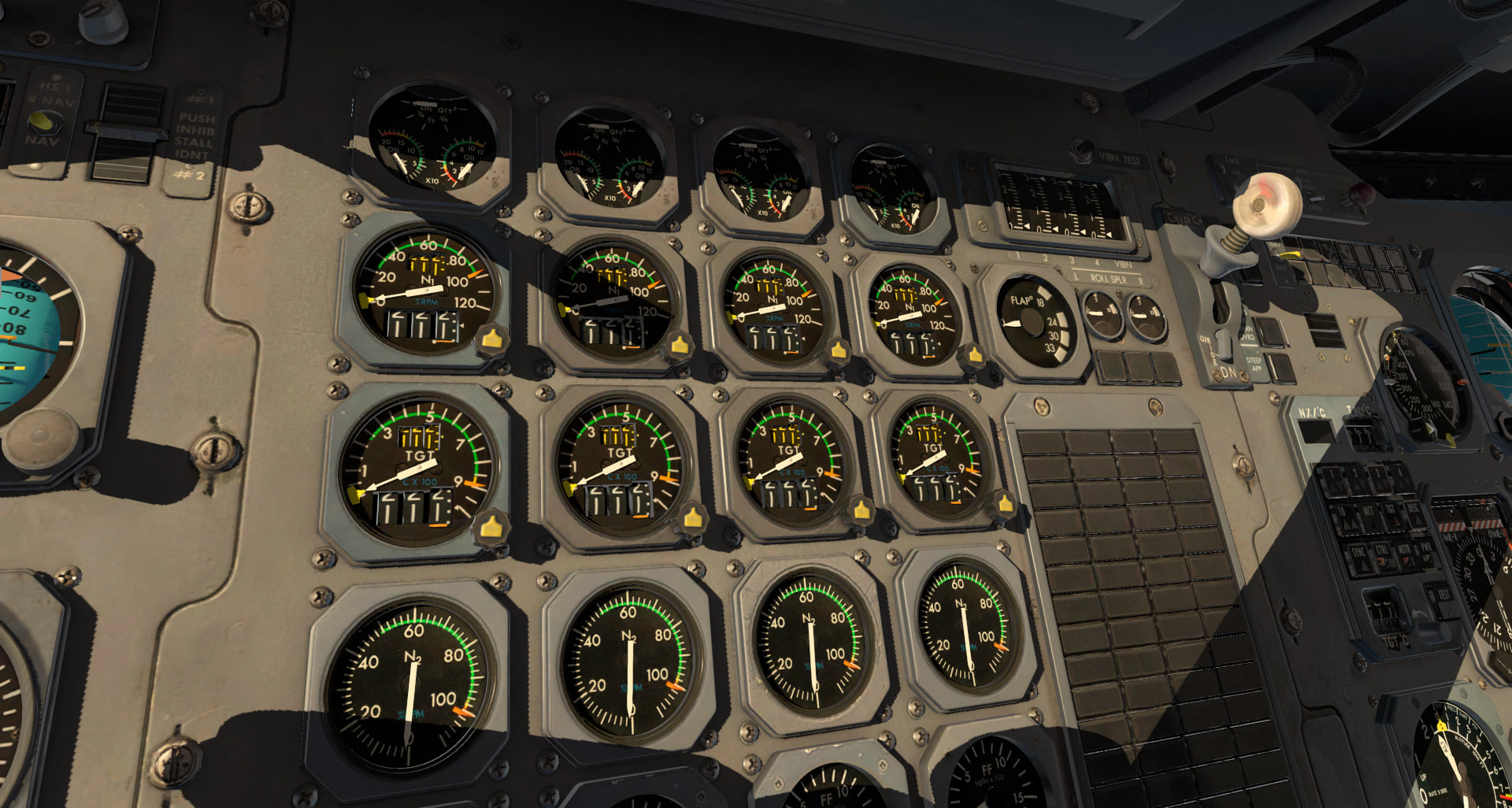 JustFlight Publishes New BAe 146 Cockpit Shots - Threshold