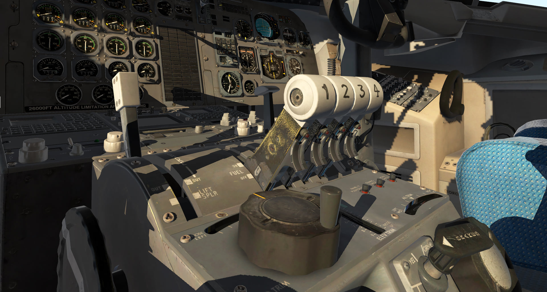 JustFlight Publishes New BAe 146 Cockpit Shots - Threshold