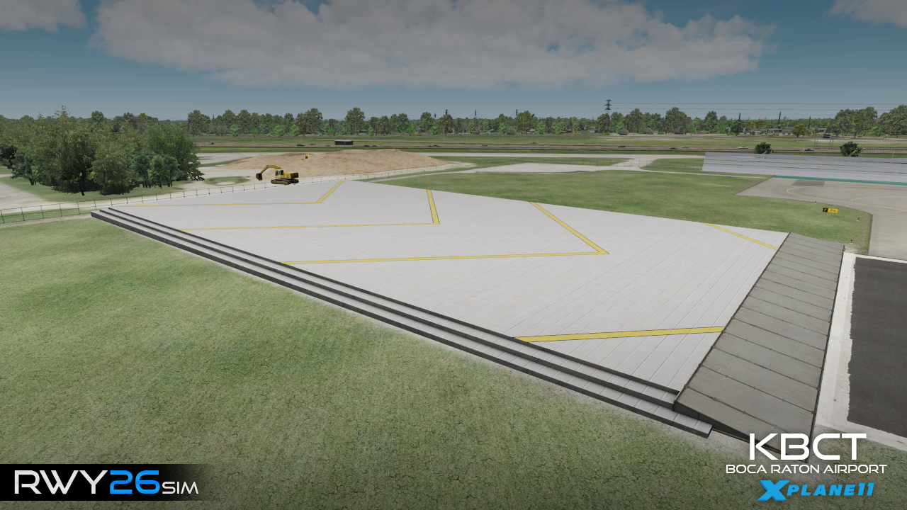 Runway 26 Simulations Releases Boca Raton Airport (KBCT) - Threshold