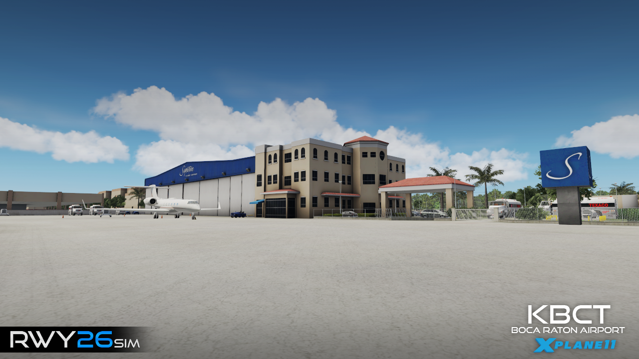Runway 26 Simulations Releases Boca Raton Airport (KBCT) - Threshold