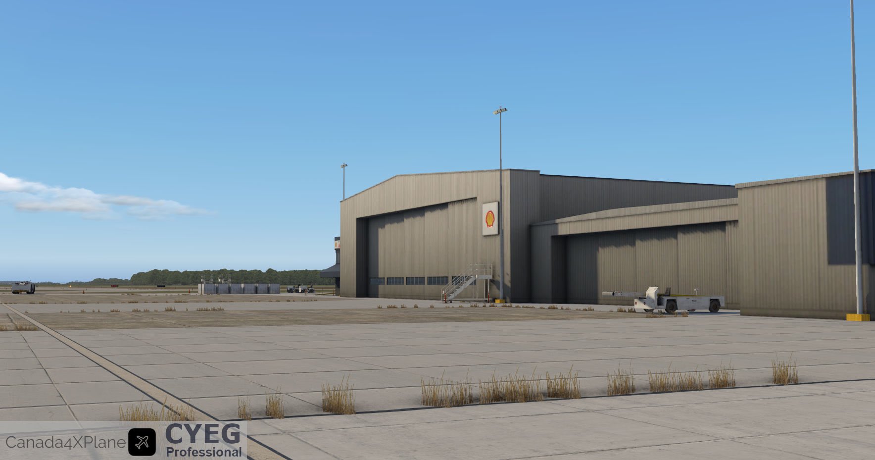 FSimStudios & Canada4XPlane Release Edmonton Airport (CYEG) - Threshold