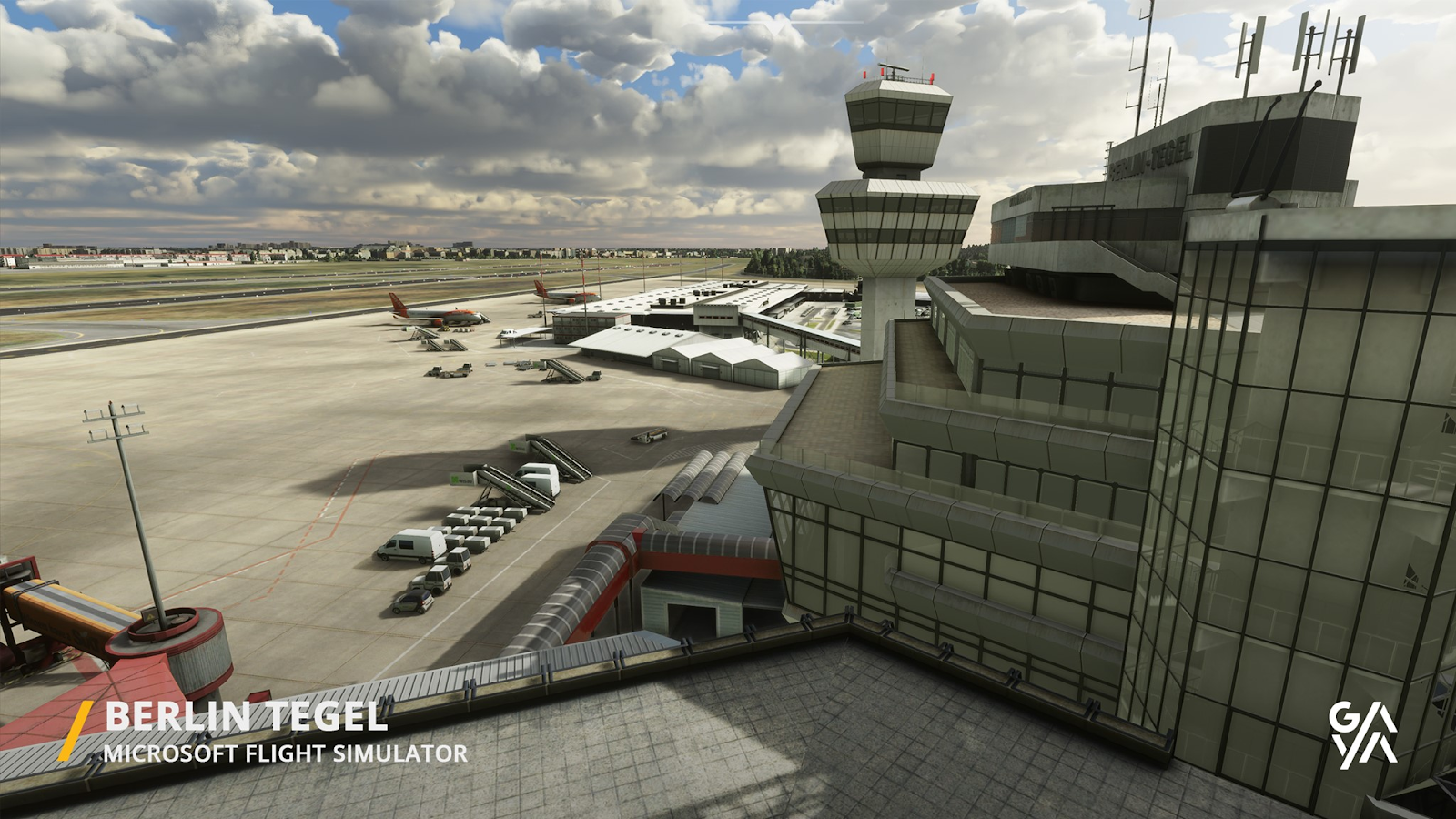 Gaya Simulations Previews Berlin Tegel in Microsoft Flight Simulator ...