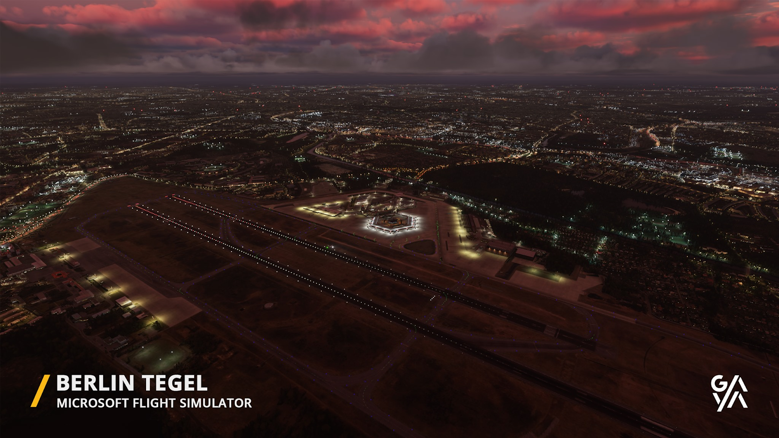 Gaya Simulations Previews Berlin Tegel in Microsoft Flight Simulator ...