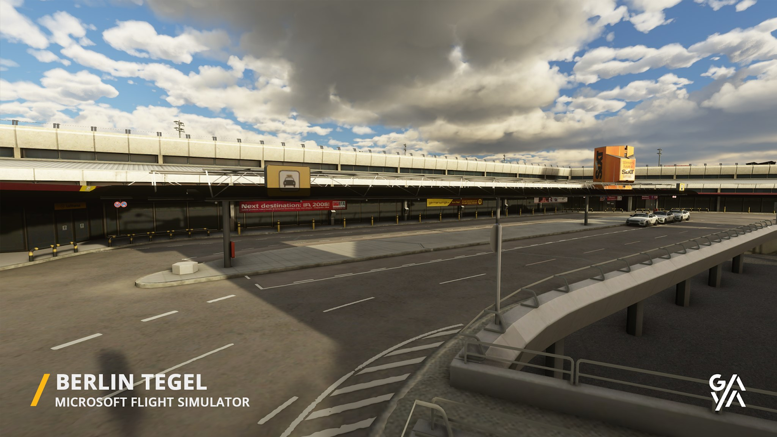 Gaya Simulations Previews Berlin Tegel in Microsoft Flight Simulator ...