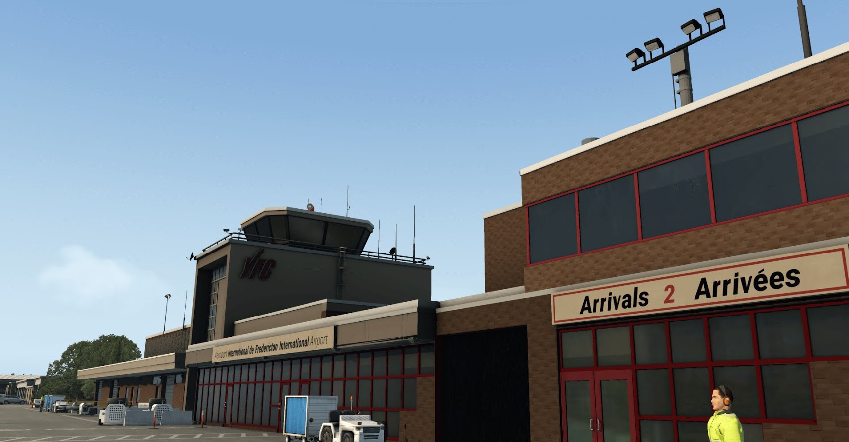 Canada4XPlane Releases Fredericton International Airport (CYFC) - Threshold