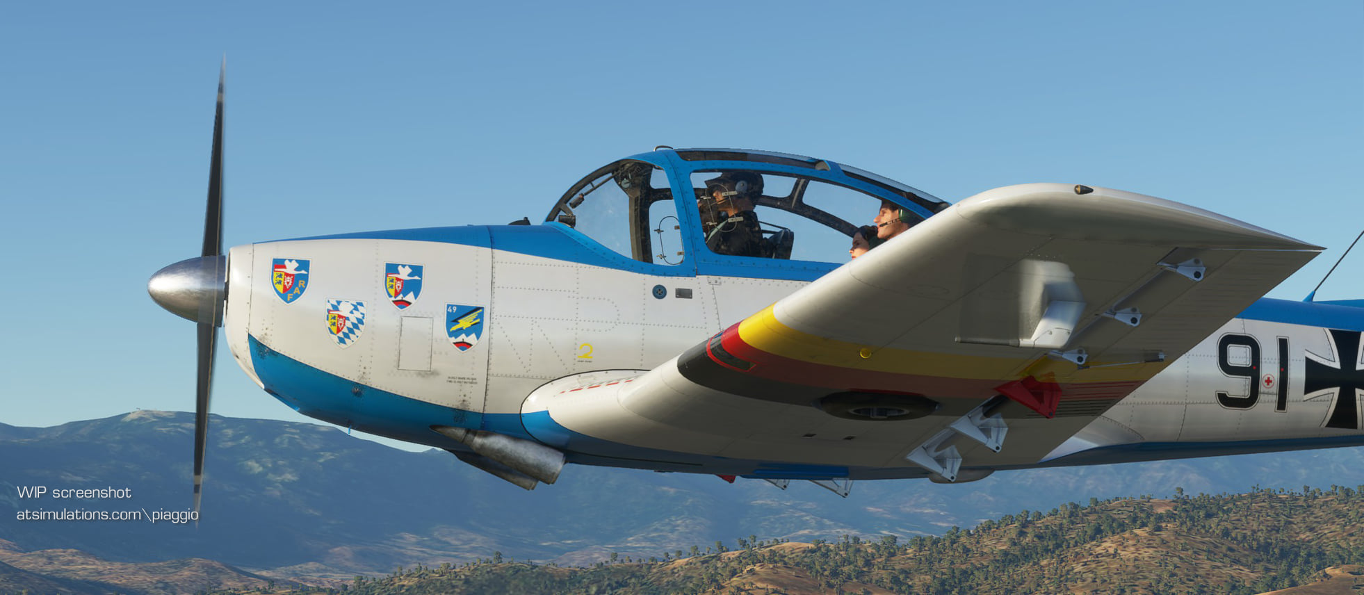 ATSimulations' Piaggio P149 'Almost Ready' for Microsoft Flight ...