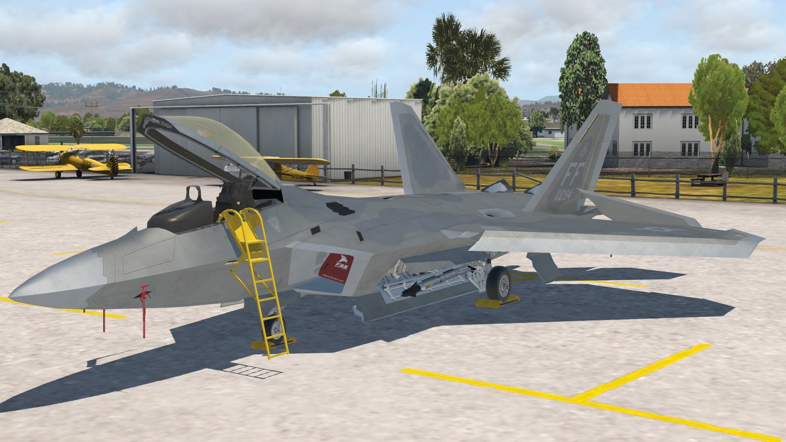 Summary of Progress on AOA Simulations’ F-22 for X-Plane - Threshold