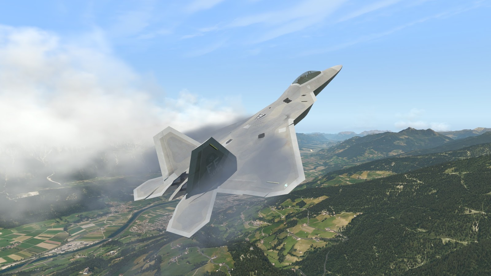 Summary of Progress on AOA Simulations’ F-22 for X-Plane - Threshold