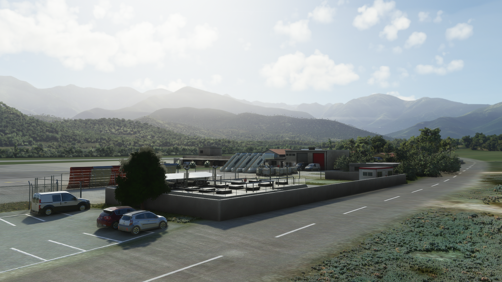 VREF Simulations Release Calvi Sainte-Catherine Airport for Microsoft Flight Simulator - Threshold