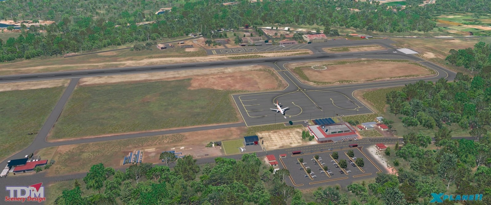 TDM Scenery Design Previews Santa Domingo Airport for X-Plane - Threshold