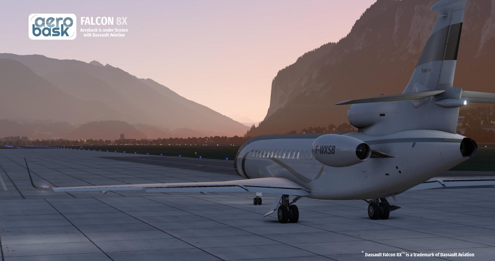 Aerobask Previews Falcon 8X For X-Plane - Threshold