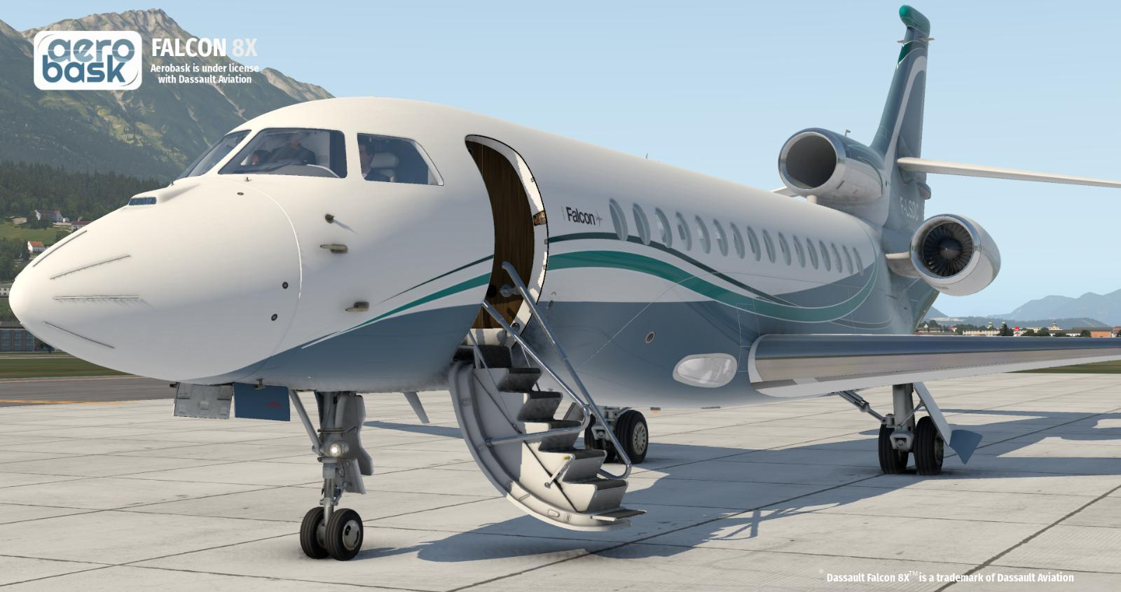 Aerobask Previews Falcon 8X For X-Plane - Threshold