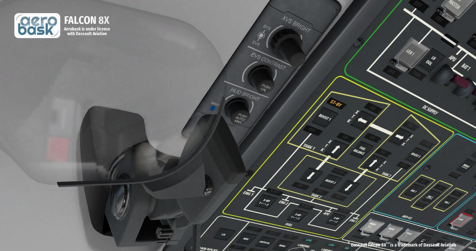 Aerobask Previews Falcon 8X For X-Plane - Threshold