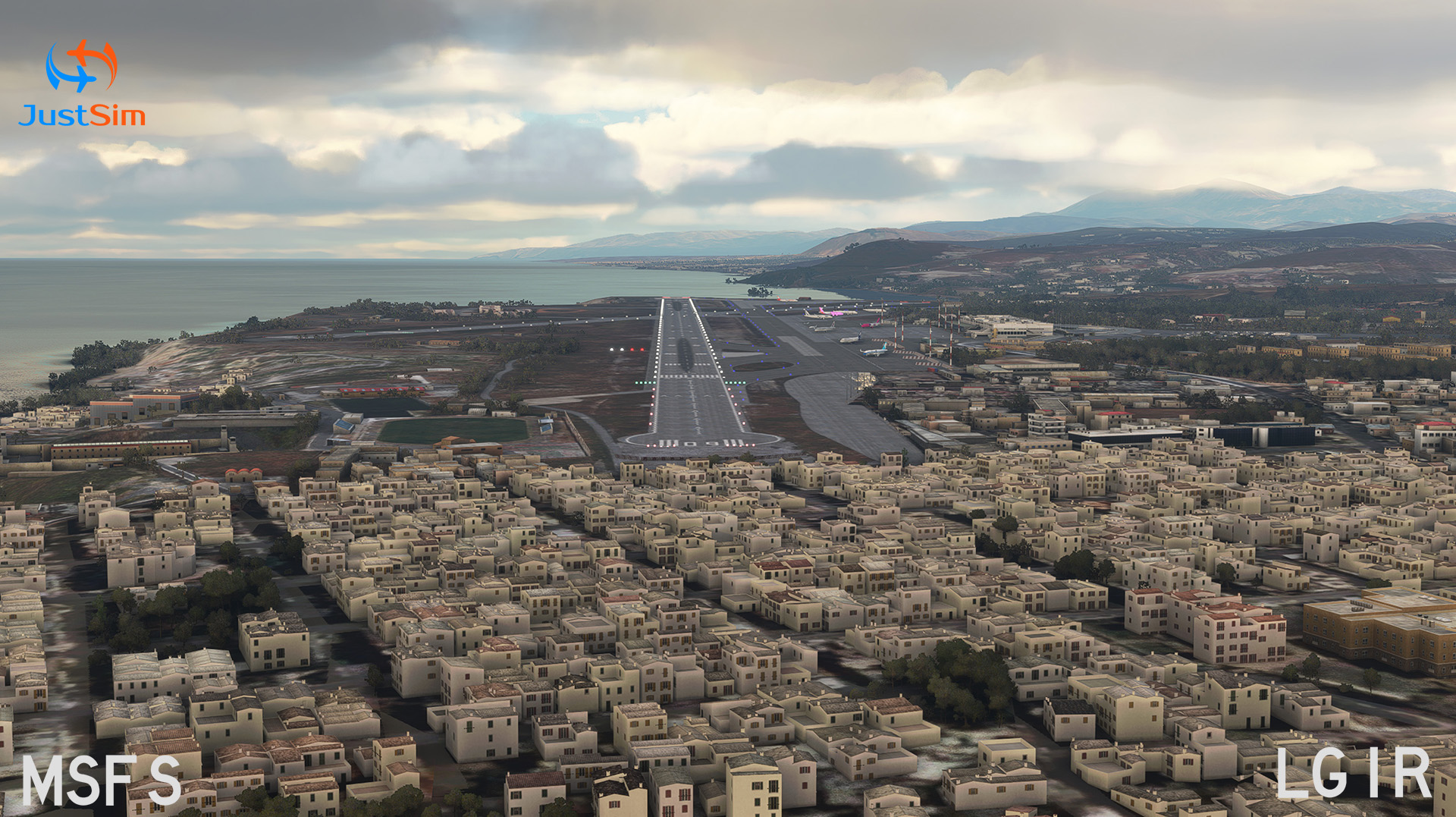 JustSim Release Heraklion for Microsoft Flight Simulator - Threshold