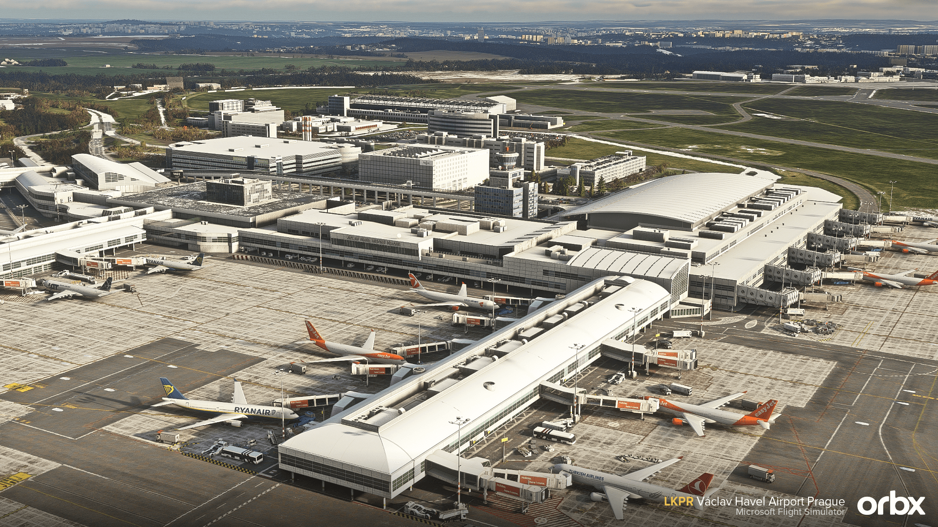 Orbx Releases Prague (LKPR) Airport for MSFS2020 - Threshold