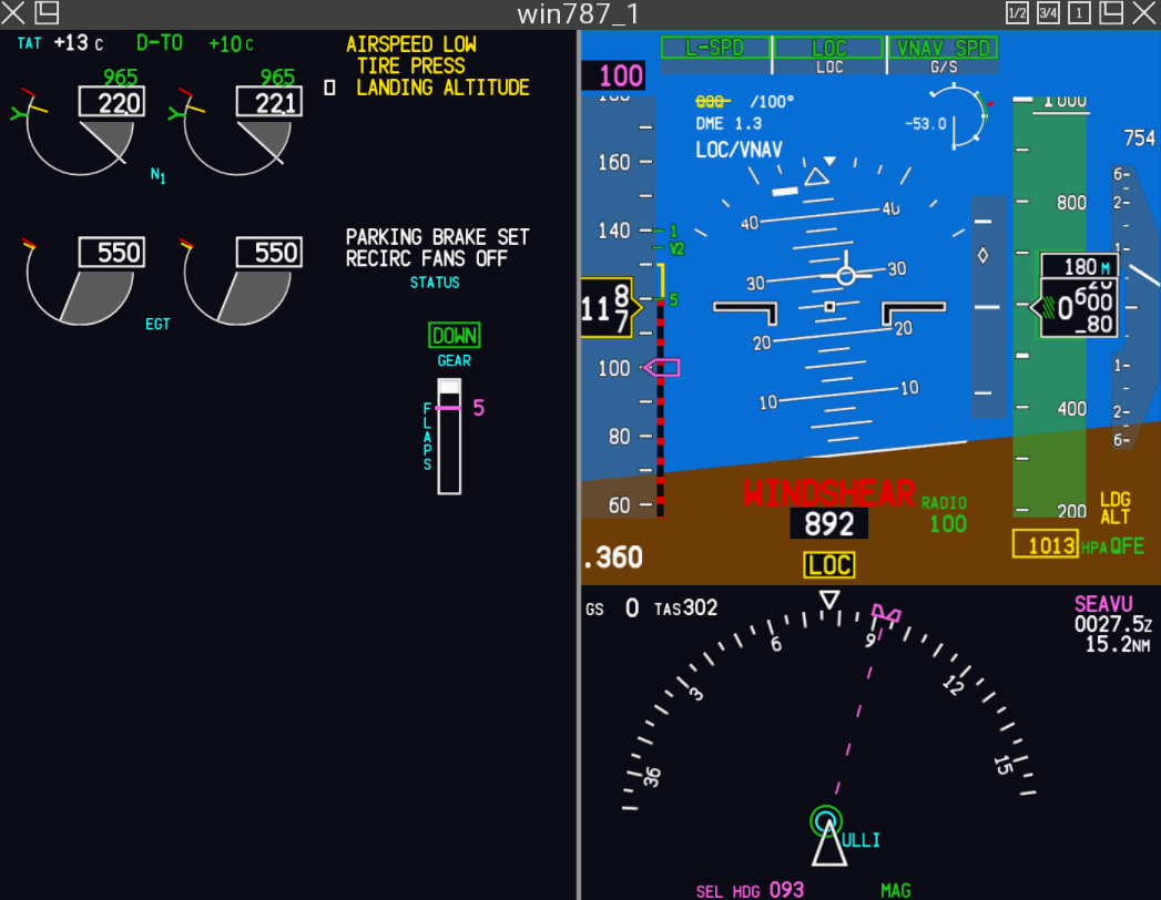 FlightFactor Previews Boeing 787 EFIS - Threshold