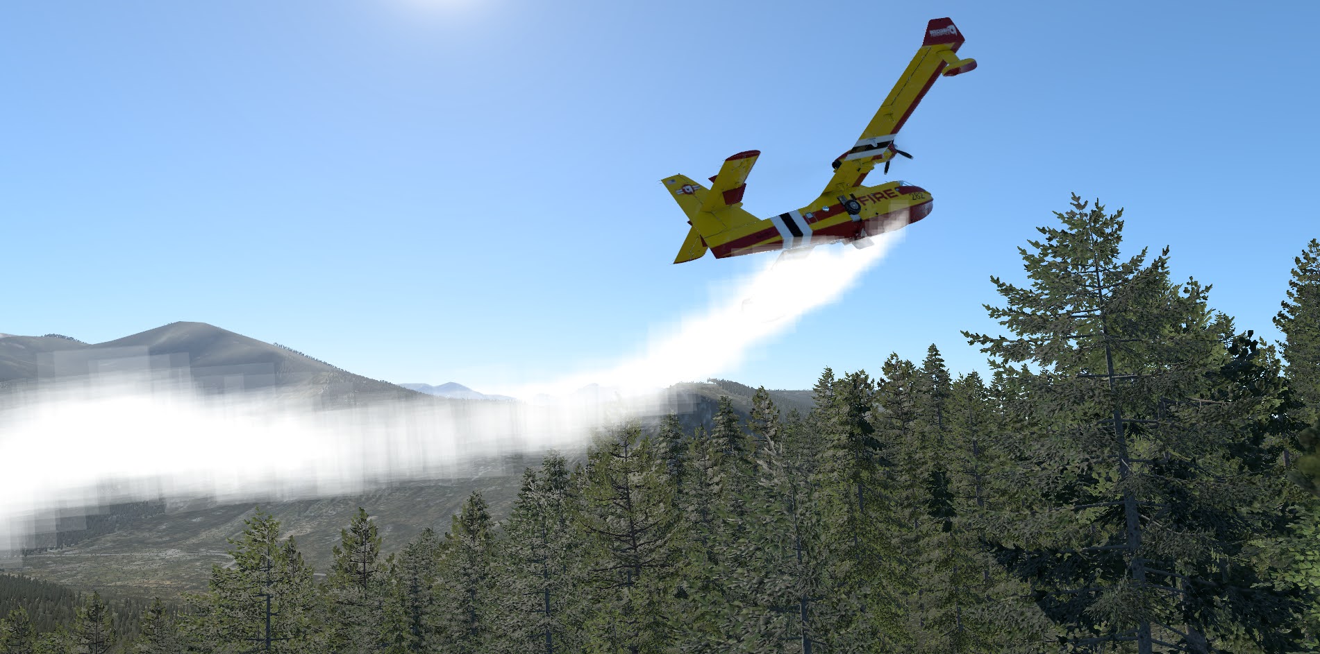 When X-Plane Fights Real Forest Fires - Threshold