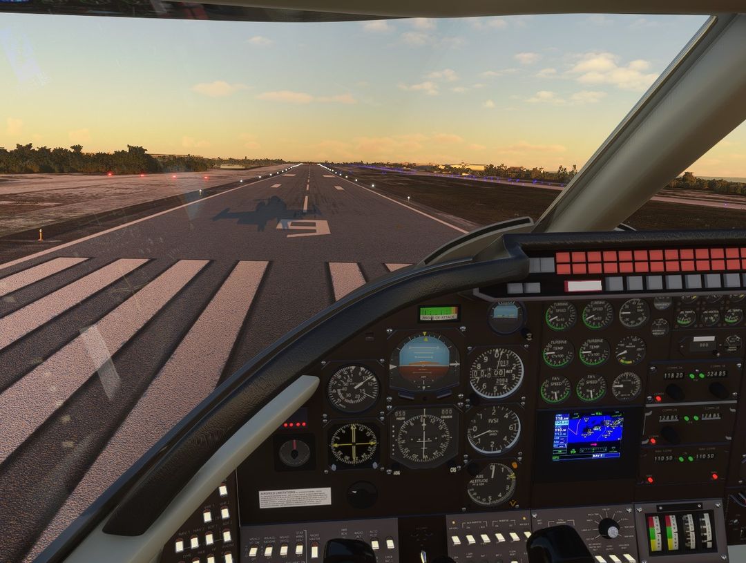 MtnFly Simulations freeware Learjet-35A progress Update - Threshold