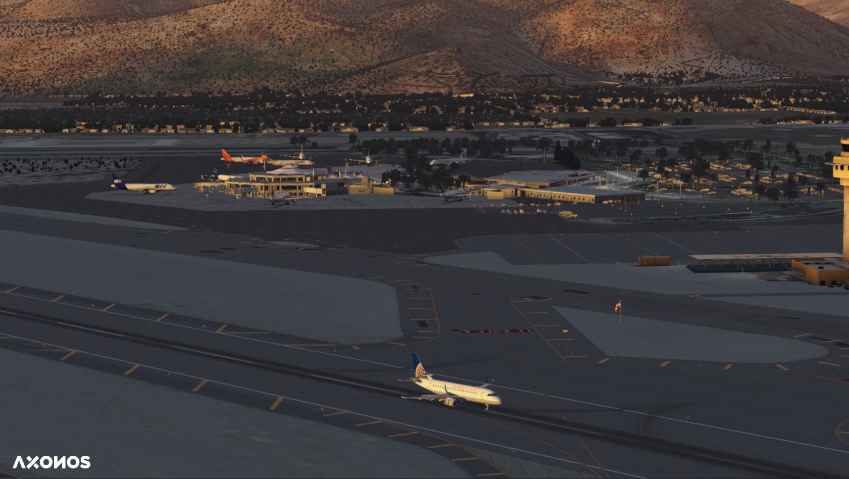 Axonos Releases Palm Springs International for X-Plane - Threshold