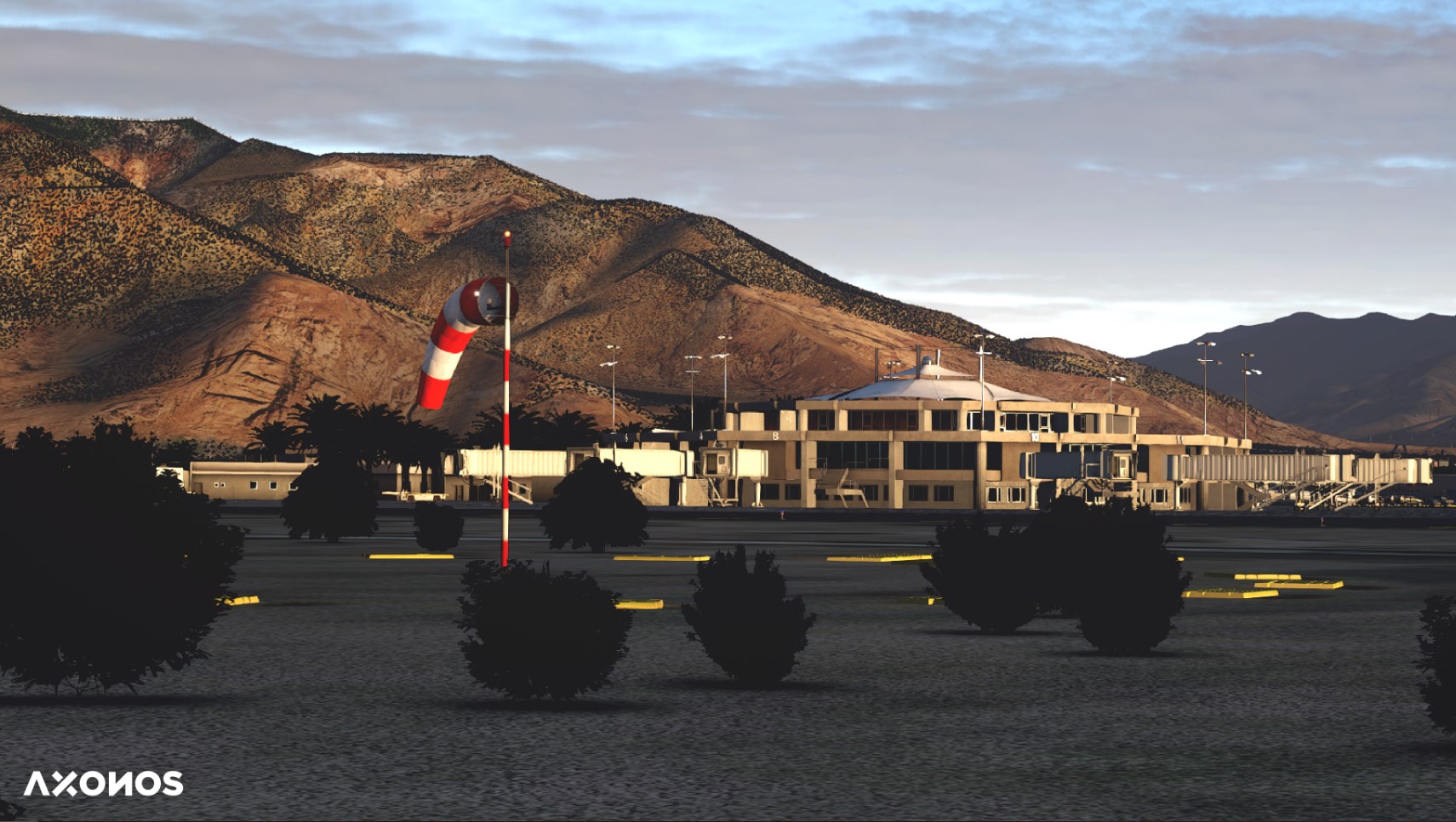 Axonos Releases Palm Springs International for X-Plane - Threshold