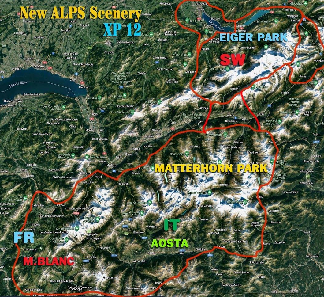 Mountain Scenery Releases ALPS for X-Plane 12 - Threshold