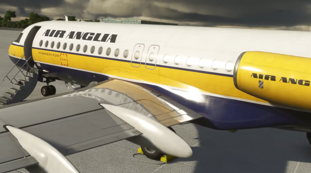 Just Flight Releases Fokker F28 Video Preview - Threshold