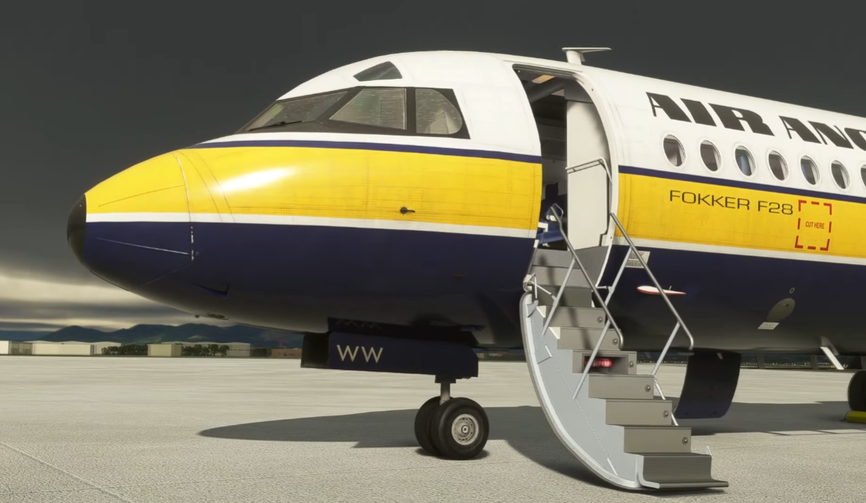 Just Flight Releases Fokker F28 Video Preview - Threshold