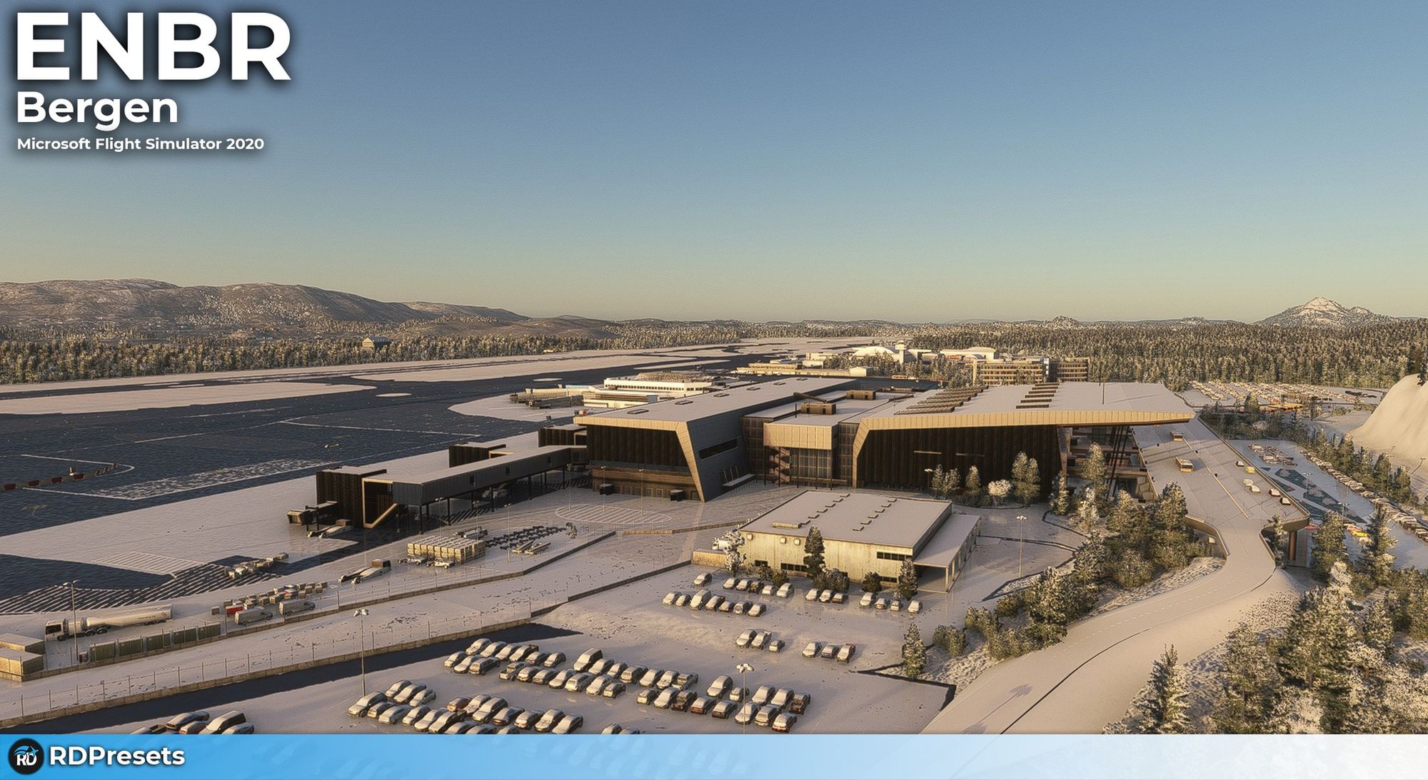 RDPresets Announces Bergen Flesland Airport for MSFS - Threshold