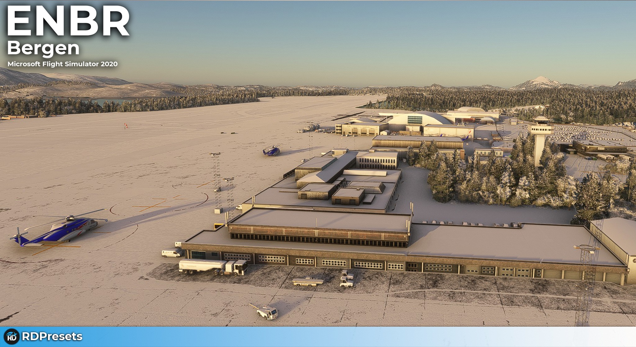 RDPresets Announces Bergen Flesland Airport for MSFS - Threshold