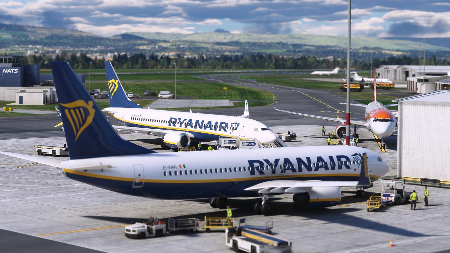 Pyreegue Dev Co. Updates Glasgow Airport for MSFS - Threshold