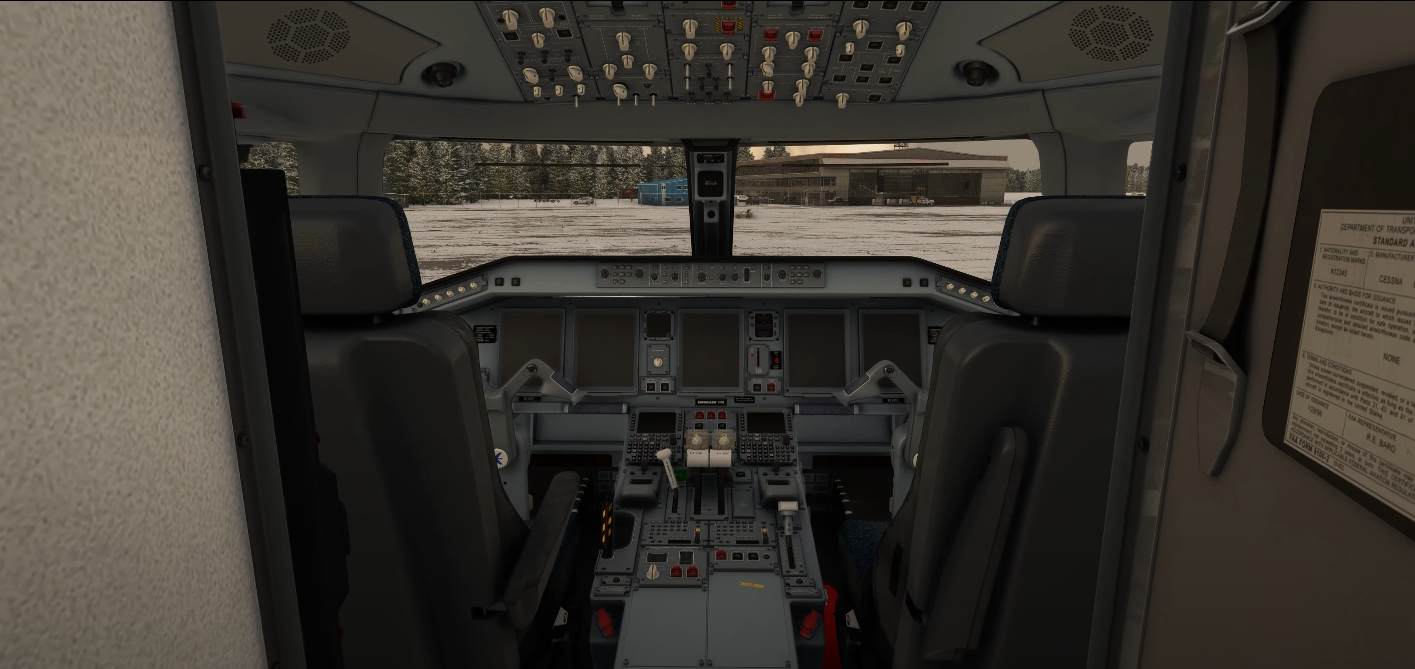 FlightSim Studio Previews E175’s Systems for MSFS - Threshold