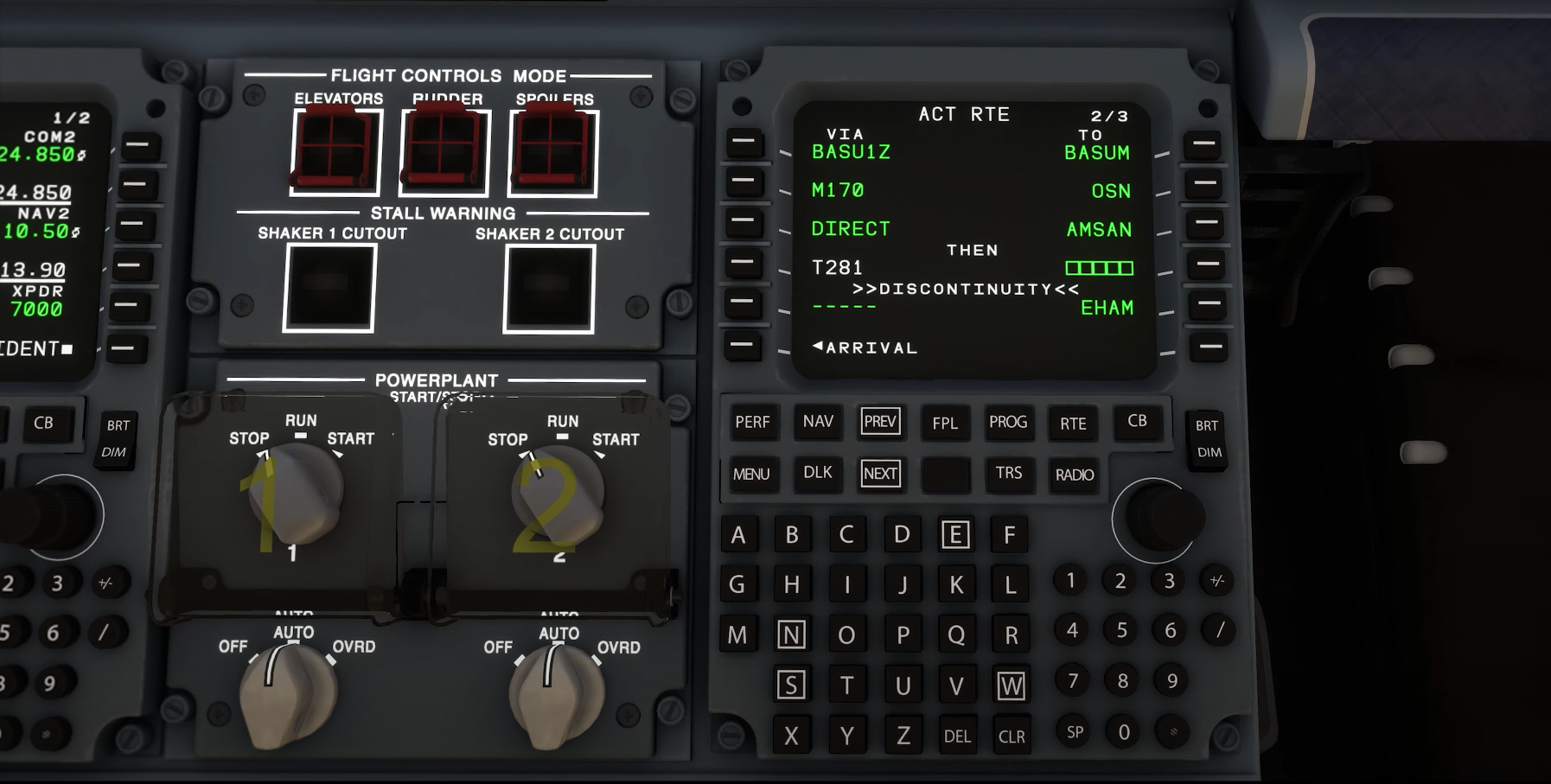 FlightSim Studio Previews E175 s MCDU For MSFS Threshold