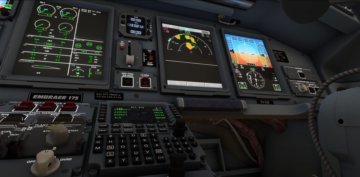 FlightSim Studio Previews E175’s MCDU for MSFS - Threshold