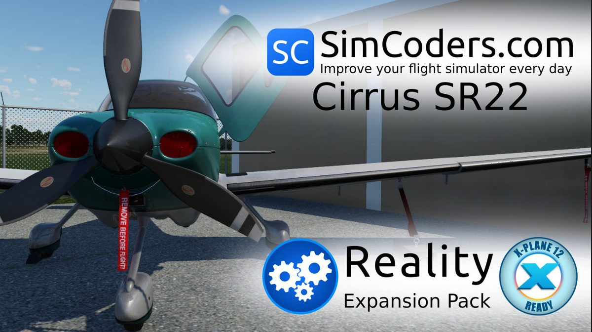 SimCoders Releases Reality Expansion Pack SR22 for X-Plane 12 - Threshold
