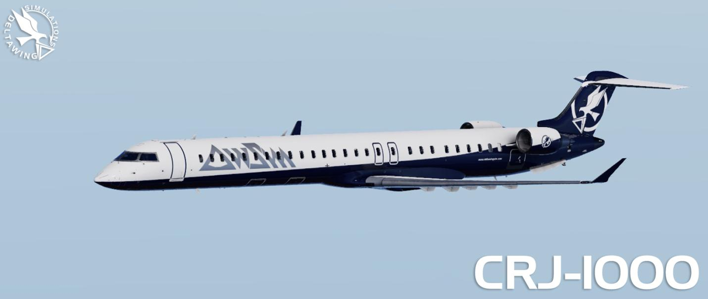DeltaWing Simulations Previews CRJ-1000 for X-Plane - Threshold
