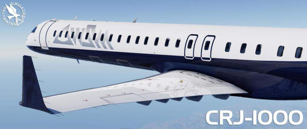 DeltaWing Simulations Previews CRJ-1000 for X-Plane - Threshold