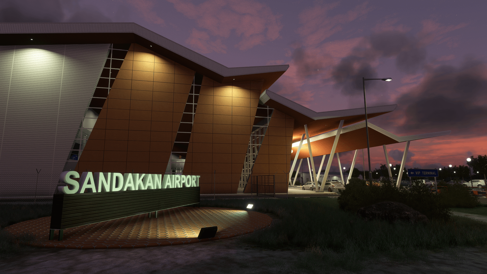 Borneo Wonder Sceneries Releases Sandakan Airport for MSFS - Threshold
