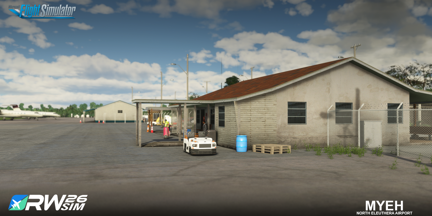 RWY26 Simulations Releases North Eleuthera Airport for MSFS - Threshold