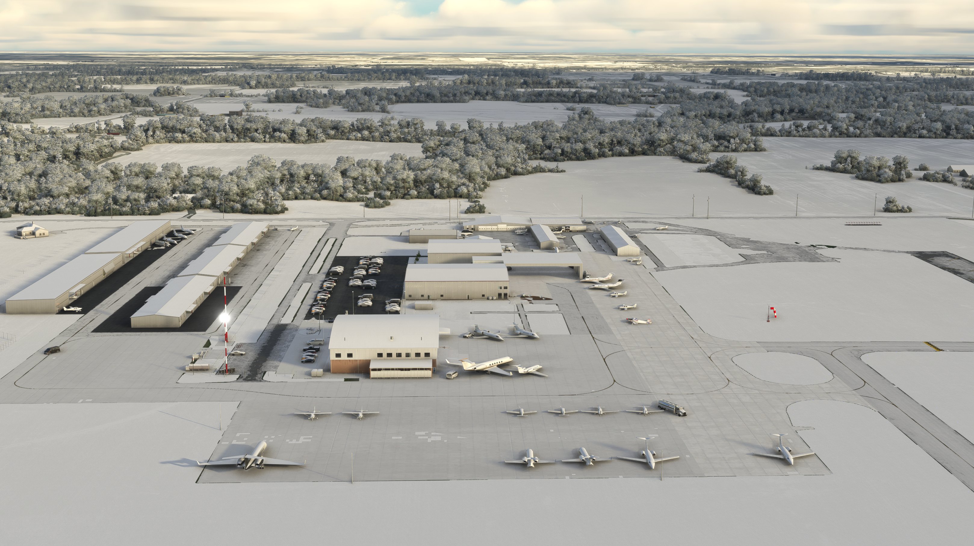 UK2000 Scenery Releases Indianapolis Executive Airport for MSFS - Threshold
