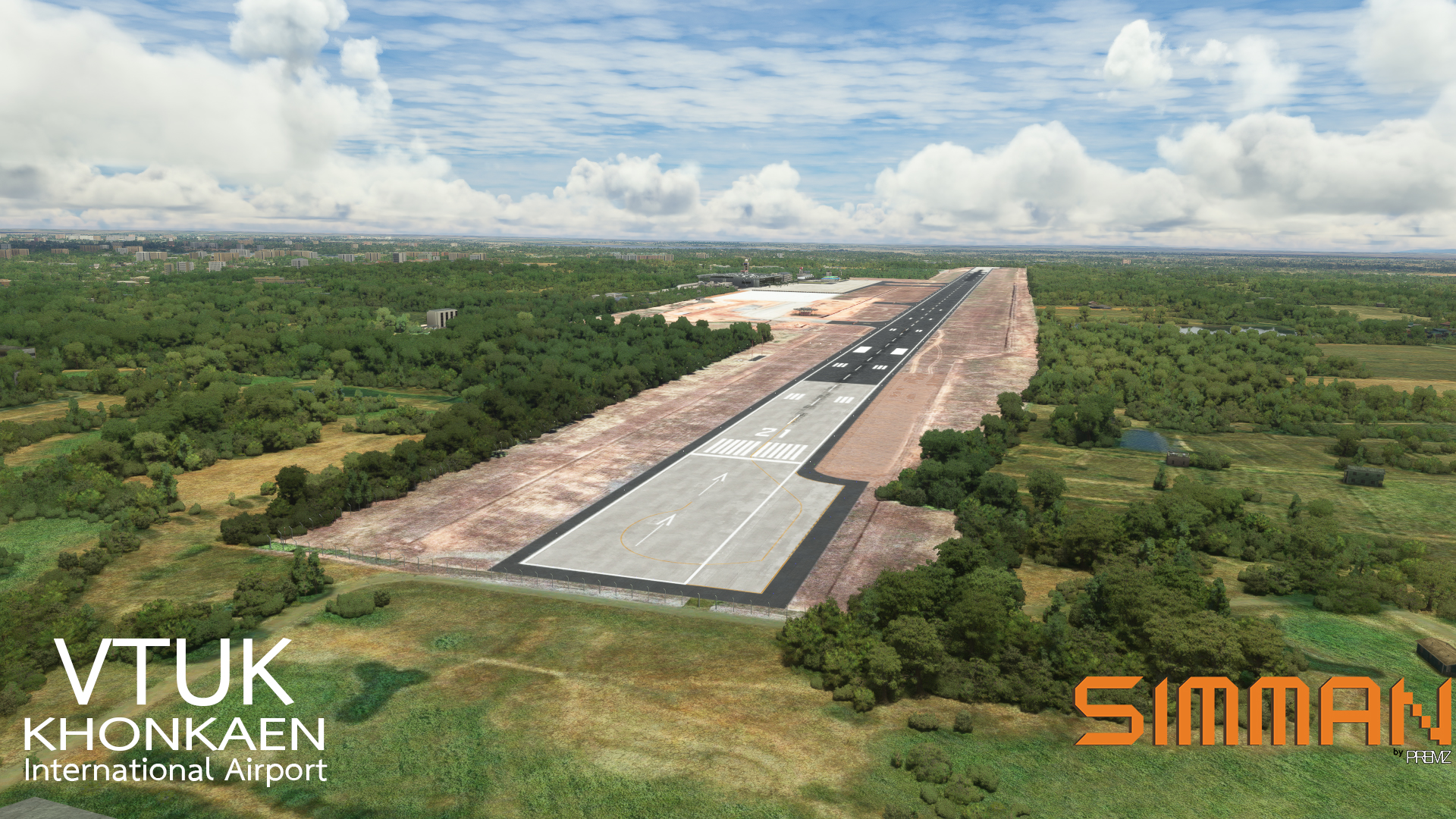 SIMMAN Releases Khon Kaen International Airport for MSFS - Threshold