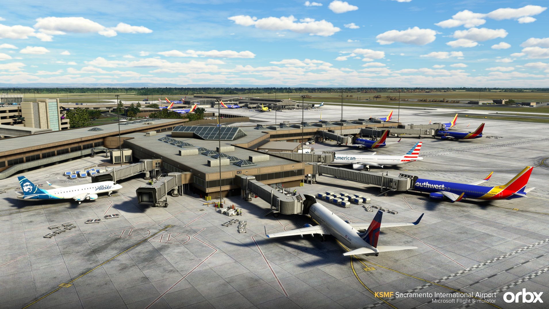 Orbx Announces Sacramento International Airport for MSFS - Threshold